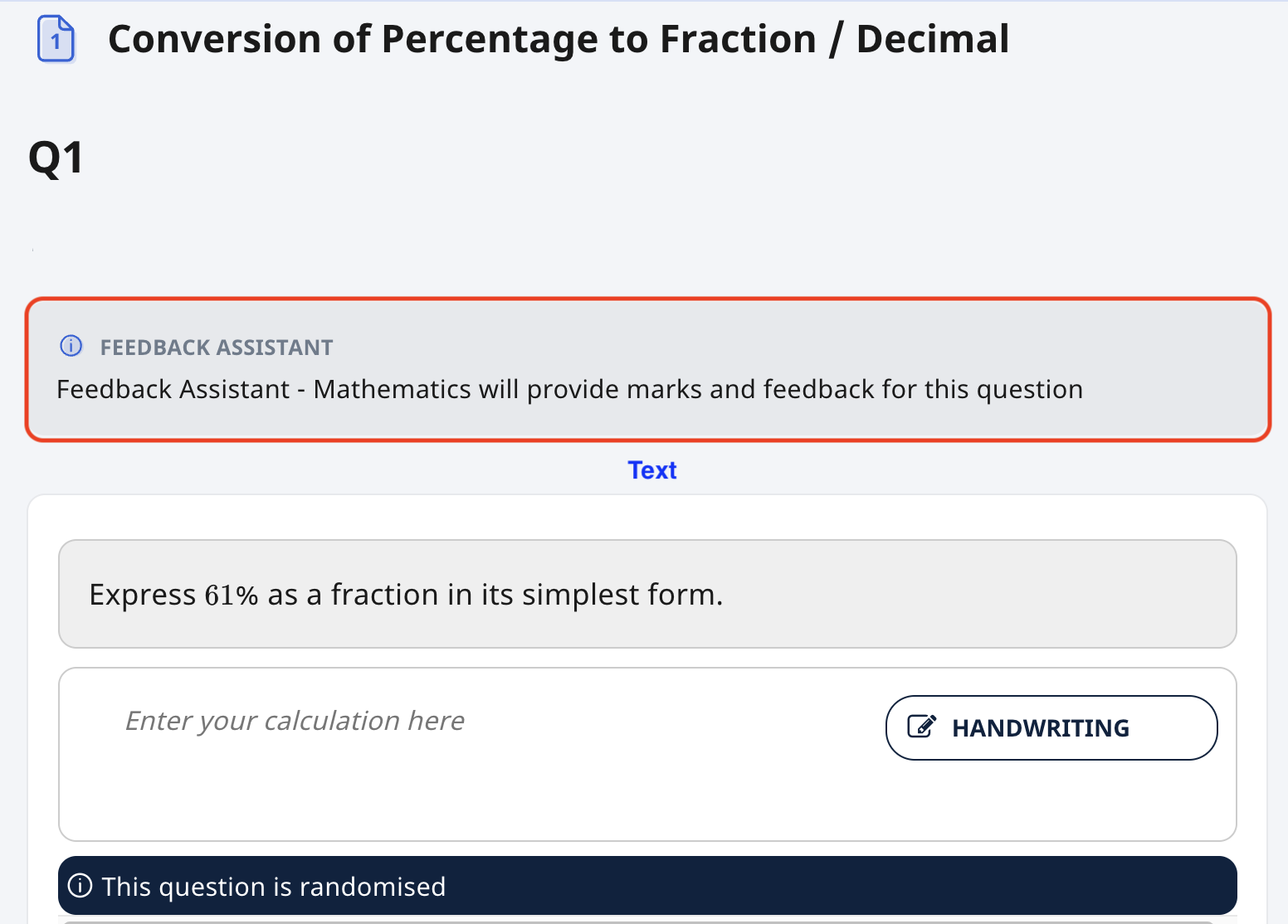 (D1) About Feedback Assistant Mathematics (Enhanced)