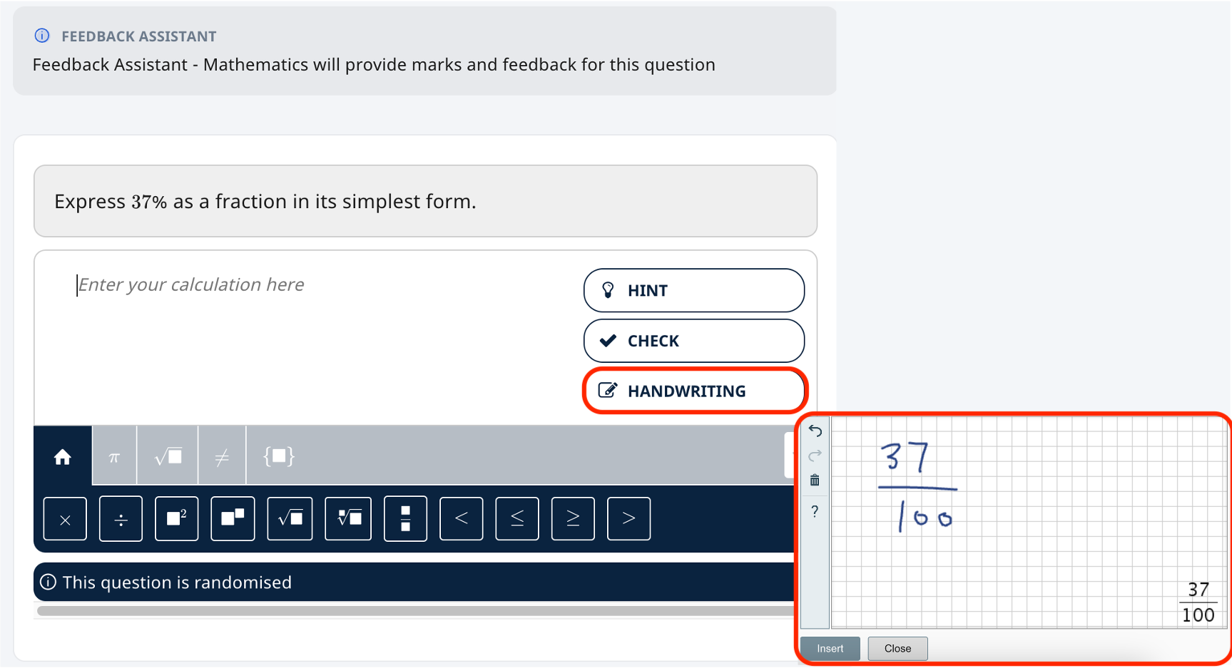 (D1) About Feedback Assistant Mathematics (Enhanced)