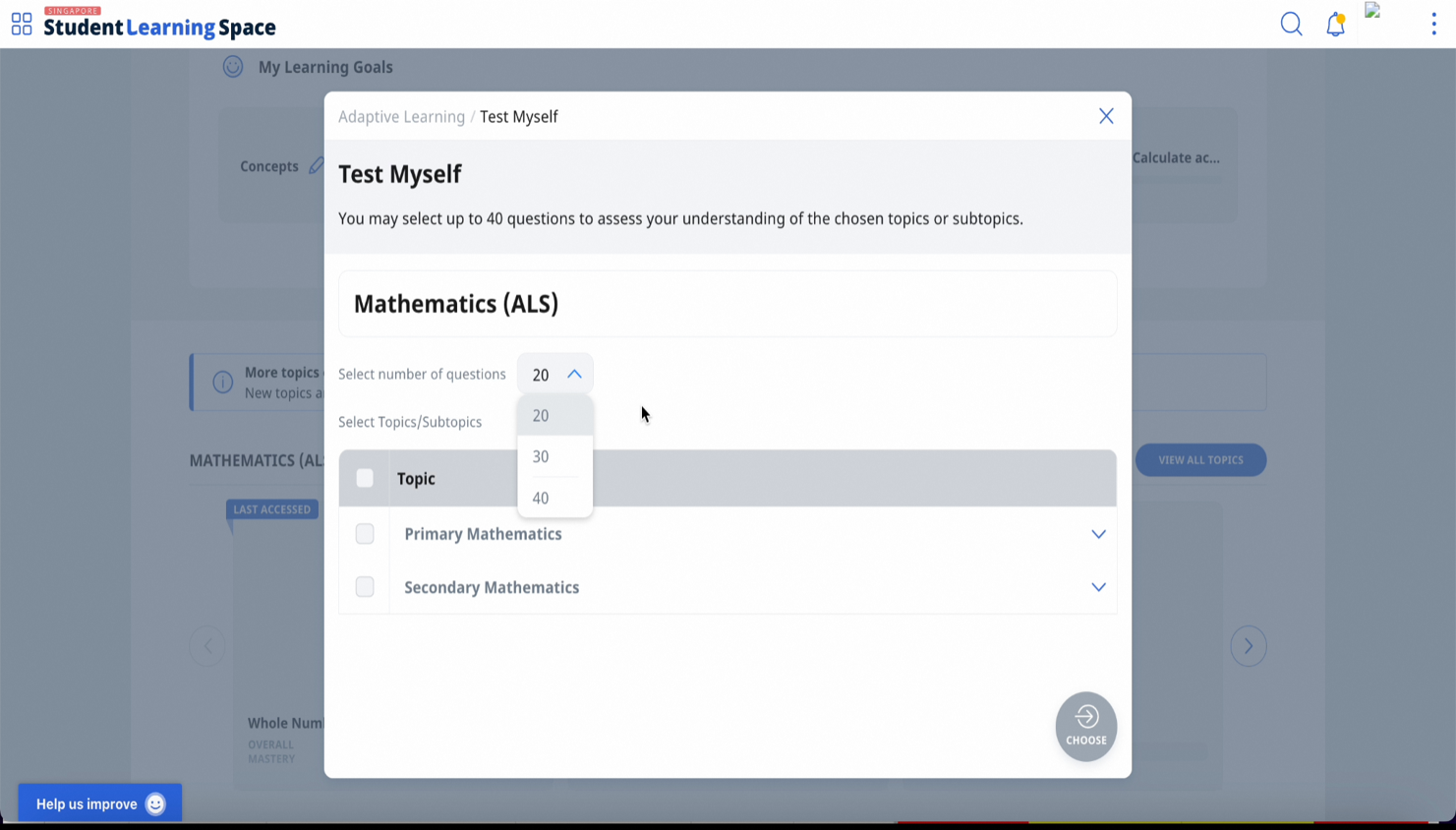 (A1) Access Adaptive Learning System (Enhanced)