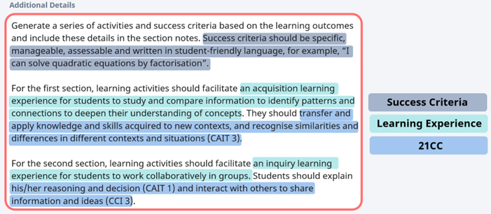 Use Authoring Copilot to create New Sections (New)