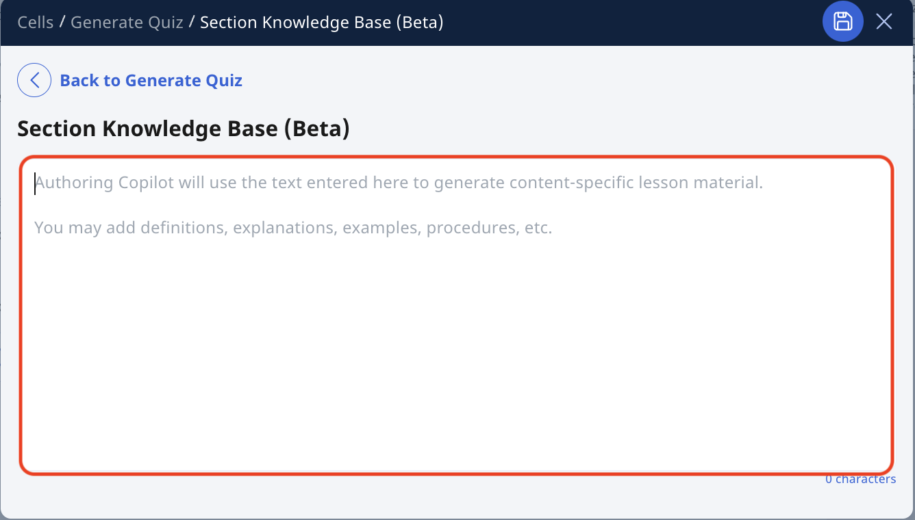 Use Authoring Copilot to create New Quizzes (Enhanced)