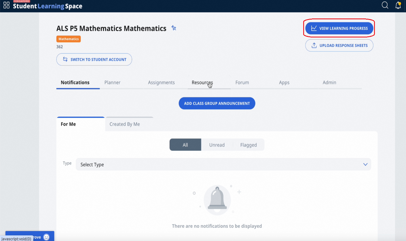 (A2,4) View ALS Learning Progress (New)