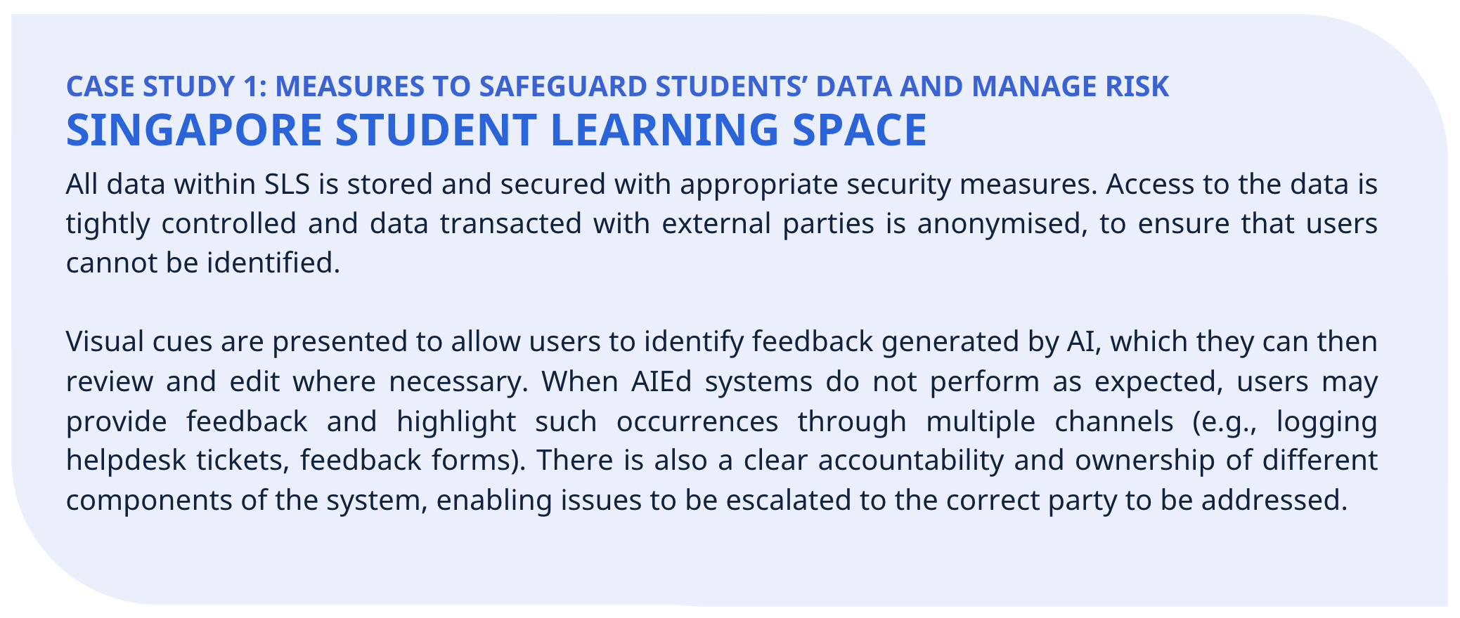 AI in Education Ethics Framework